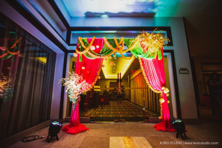 Indian Wedding Dinner Party Mehndi Bhag And Zhenya Anantara Riverside ...